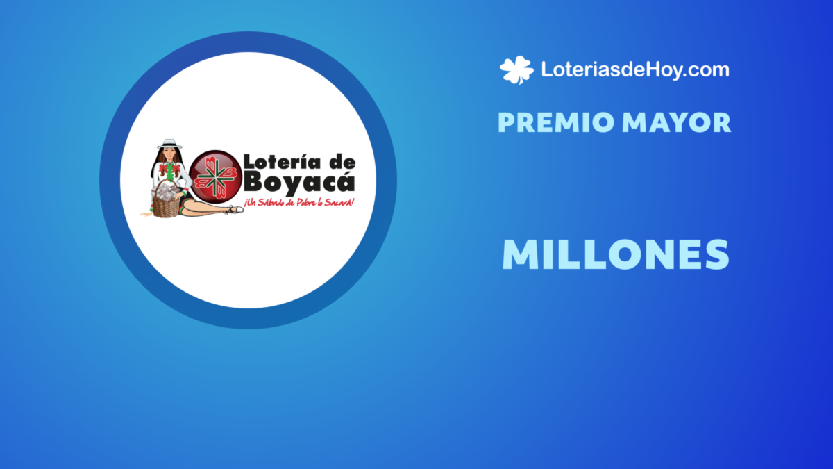 Lotería de Boyacá 17 de Enero 2026 último sorteo 4607